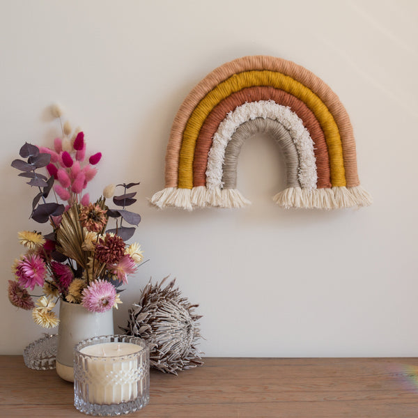 Free DIY Macrame Rainbow - Mary Maker Studio - Macrame & Weaving ...