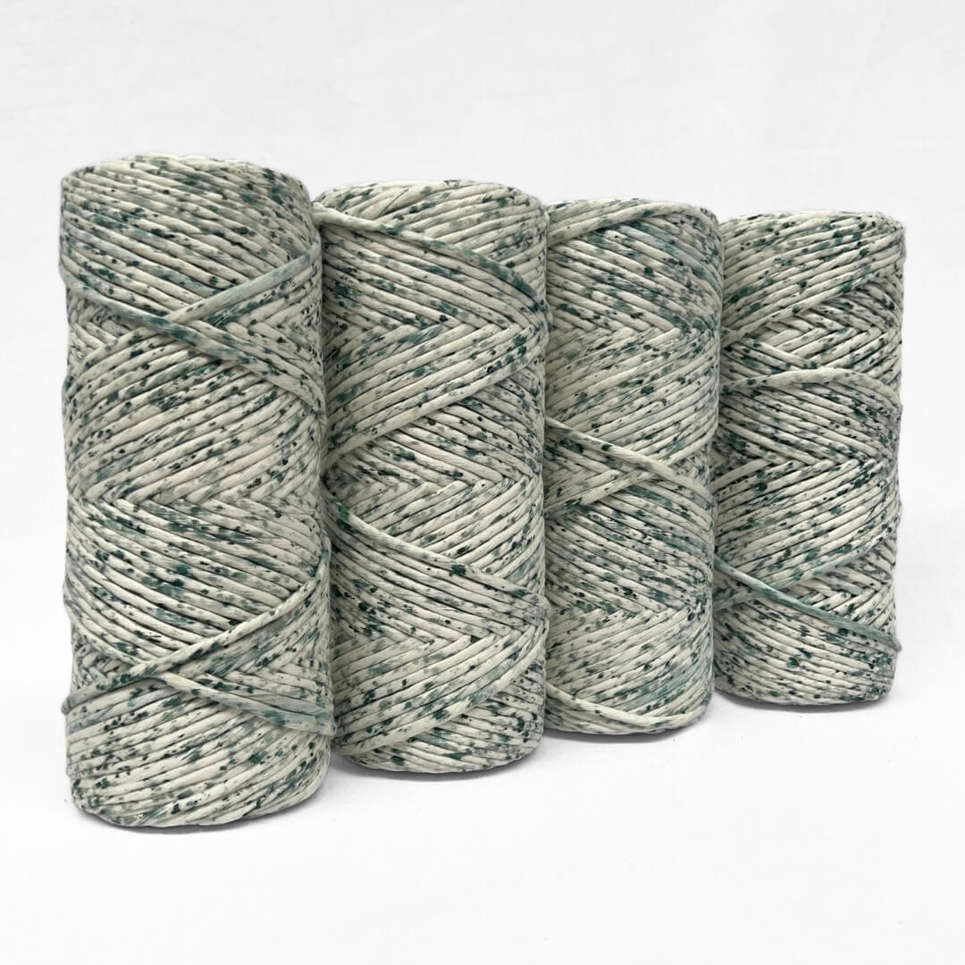 Confetti Macrame String // Green Oasis Premium Cotton Cord - Mary Maker ...