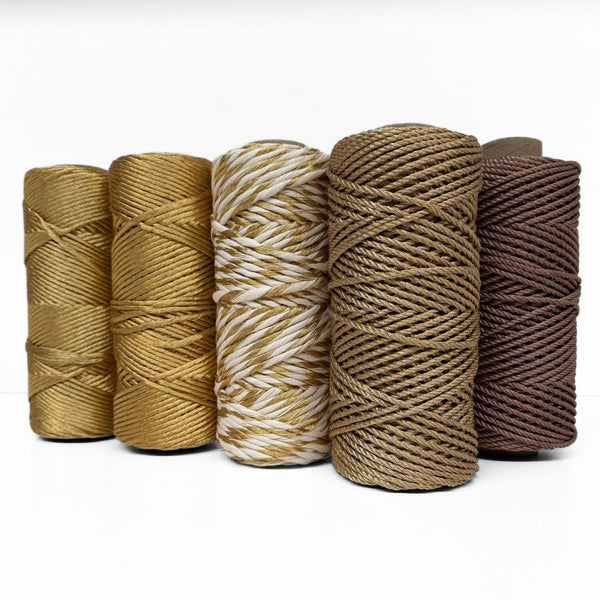 Cloud 9 Macrame String Bundle || Warm Metallics - Mary Maker Studio ...