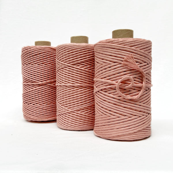 Recycled Luxe Macrame String // Coral - Mary Maker Studio - Macrame ...