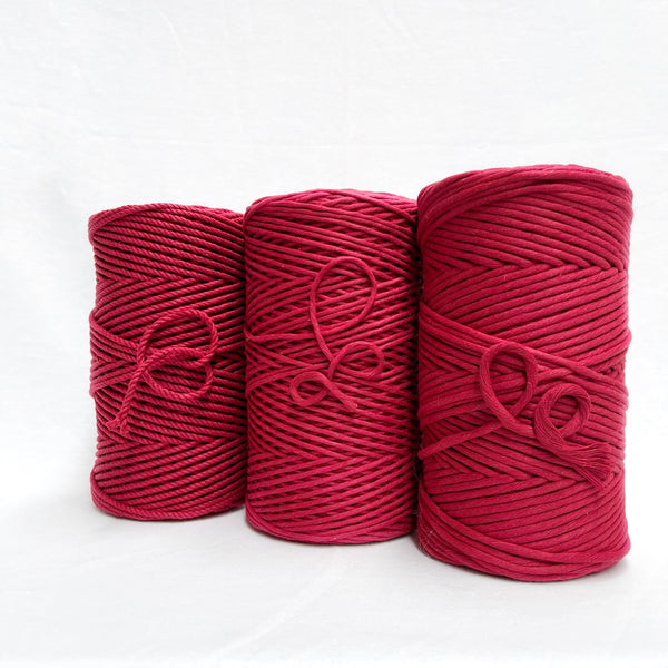 Recycled Luxe Macrame Rope // Chilli Red - Mary Maker Studio - Macrame ... Recycled Luxe Macrame Rope // Chilli Red - Mary Maker Studio - Macrame ...