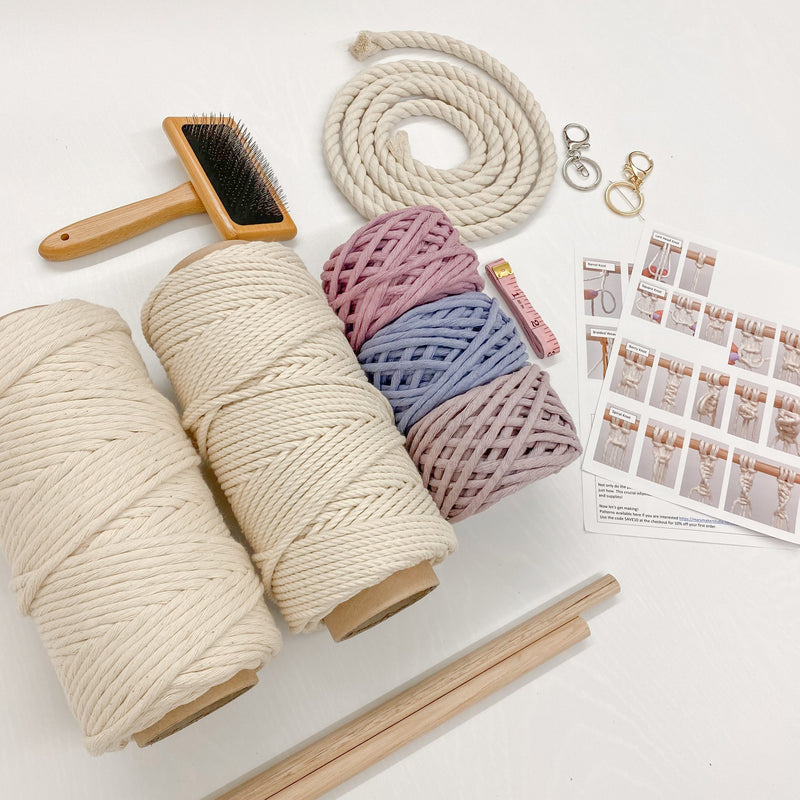 DIY Macrame Kits | Pattern & Supplies - Mary Maker Studio - Macrame ...