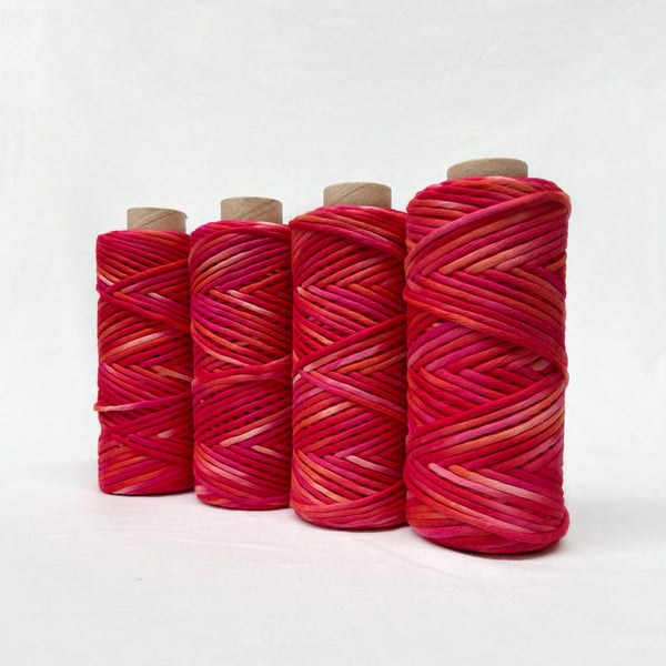 Hand Painted Macrame String // Watermelon - Mary Maker Studio - Macrame ...