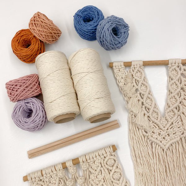 DIY Macrame Kits | Pattern & Supplies - Mary Maker Studio - Macrame ...